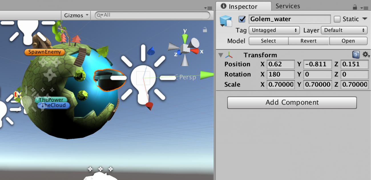 การพัฒนาเกม God Simulation Game บน Unity ตอนที่ 3